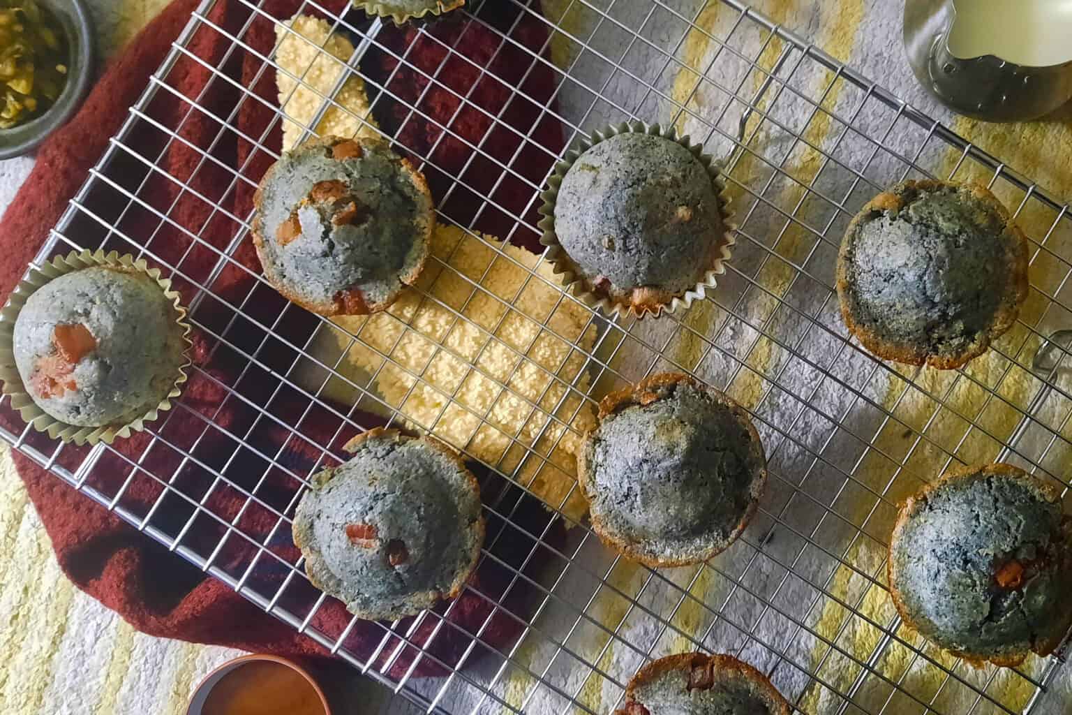 Bacon Blue Corn Muffins with Hatch Chiles - The Stovetop Diplomat