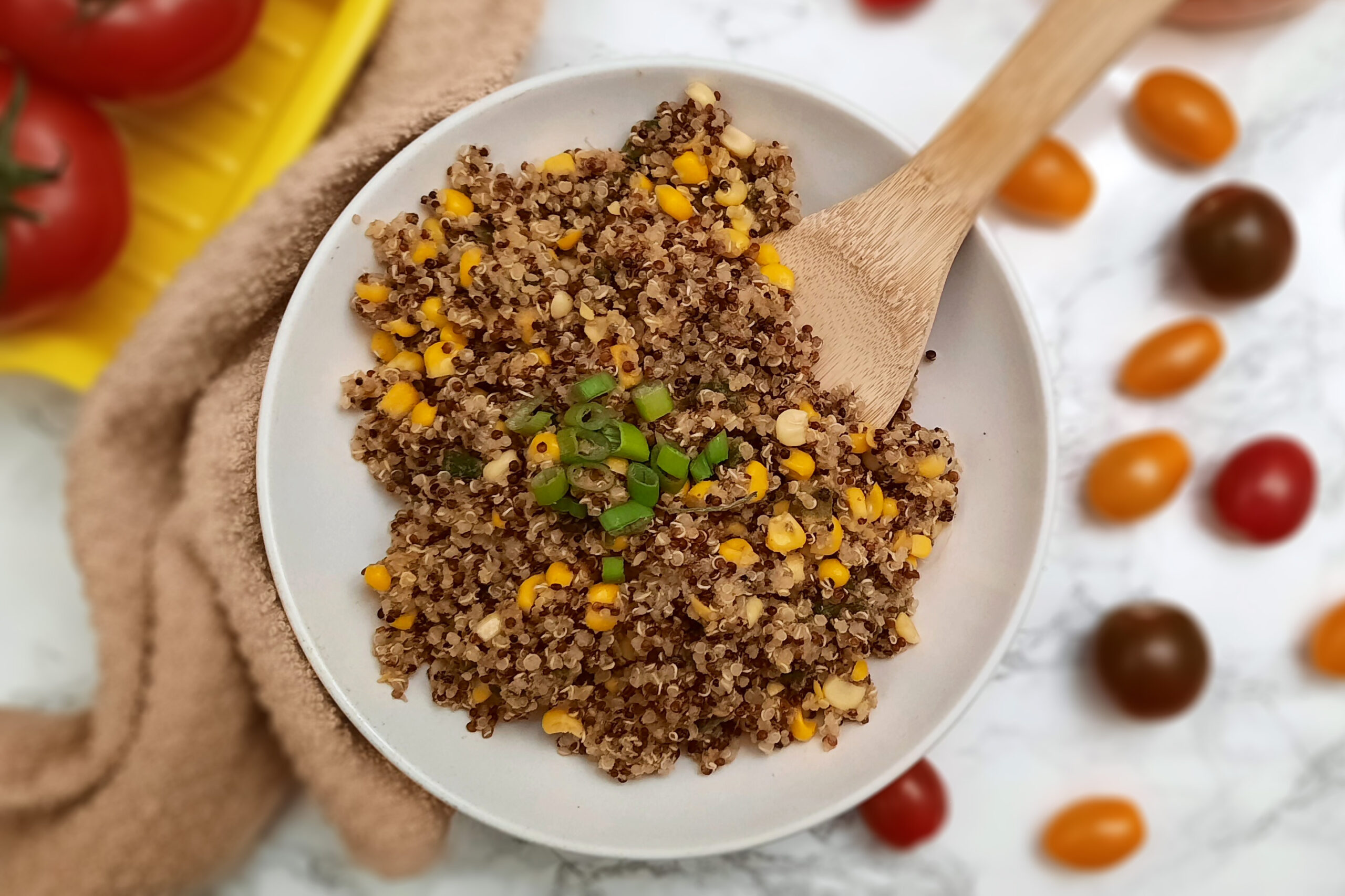 Honey Butter Quinoa and Corn - The Stovetop Diplomat